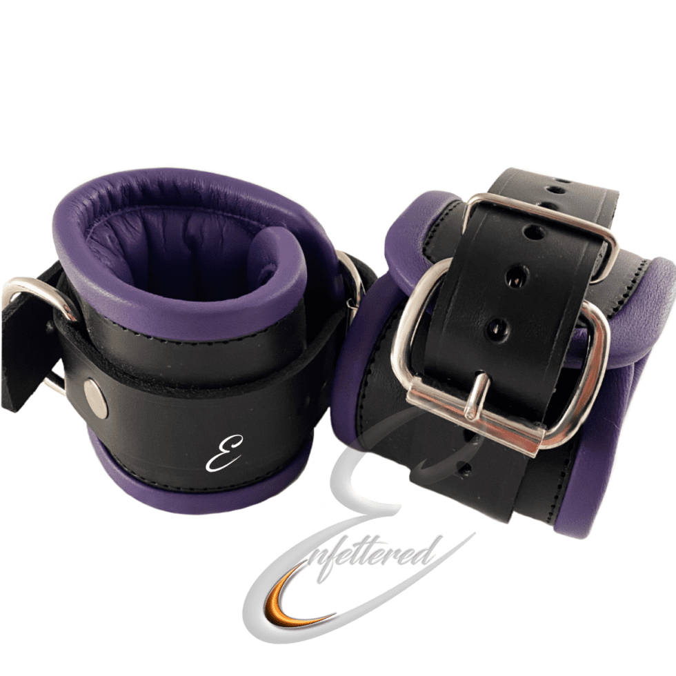 Enfettered Padded Leather Cuffs – ANKLE | Enfettered